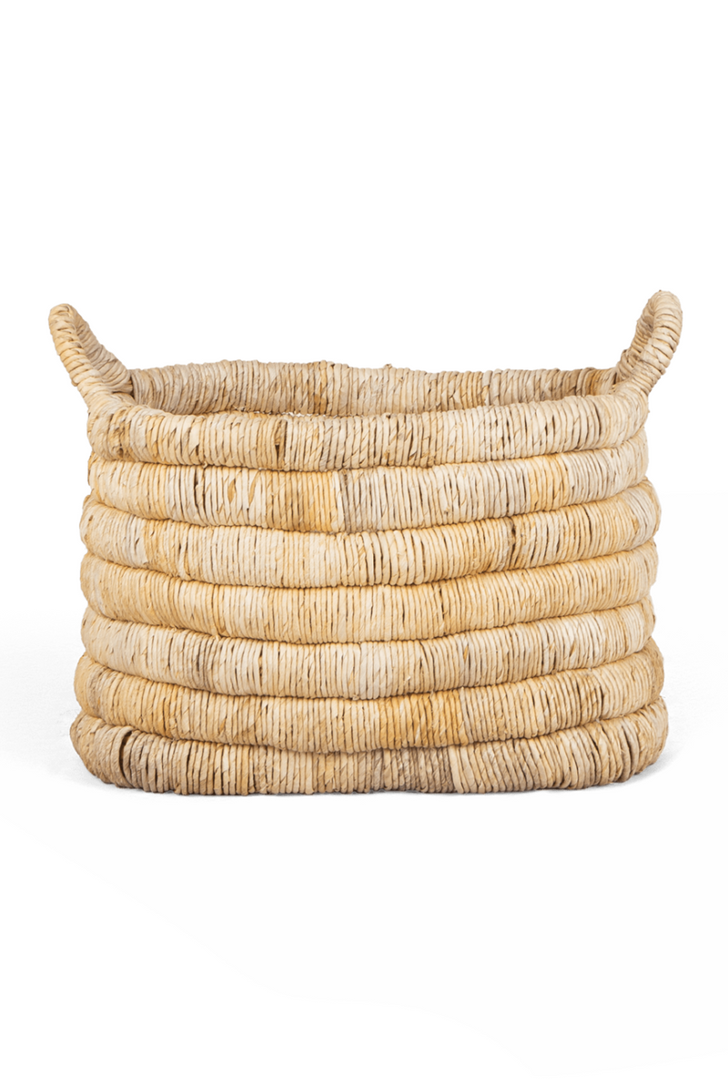 Rectangular Abaca Basket With Handle | dBodhi | OROA – OROA.COM