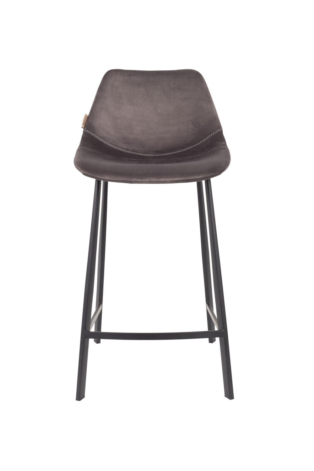 Velvet Upholstered Counter Stools (2) | Dutchbone Franky | OROA