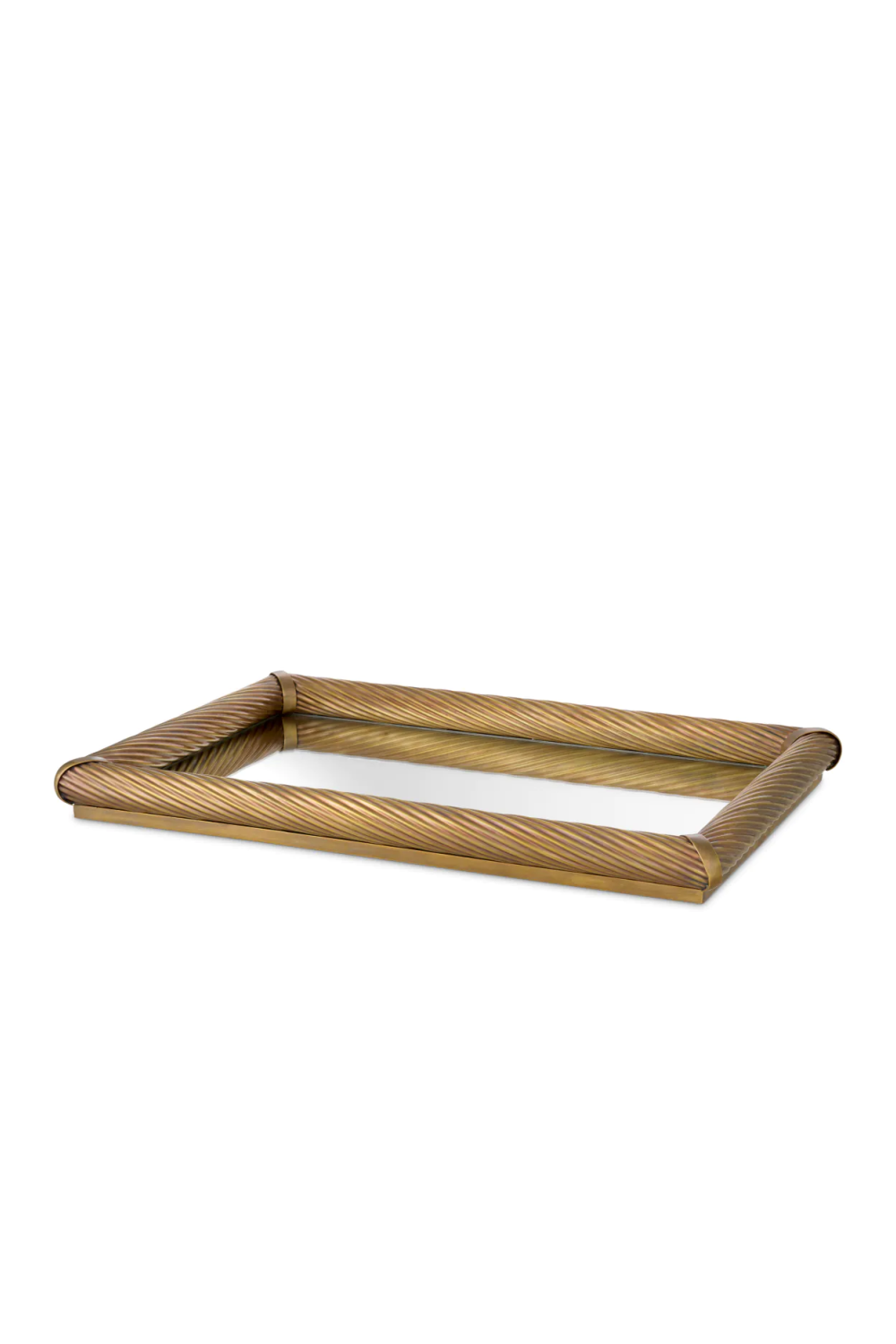 Vintage Brass Rectangular Tray | Eichholtz Salvi | OROA
