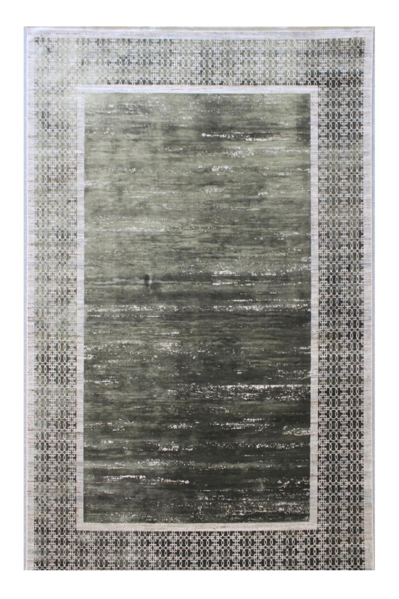 Gray Chain-Link Persian Rug | Andrew Martin Zahra | Oroa