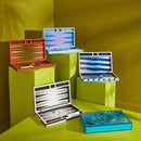 High-Gloss Backgammon Set | Jonathan Adler Leopard | OROA