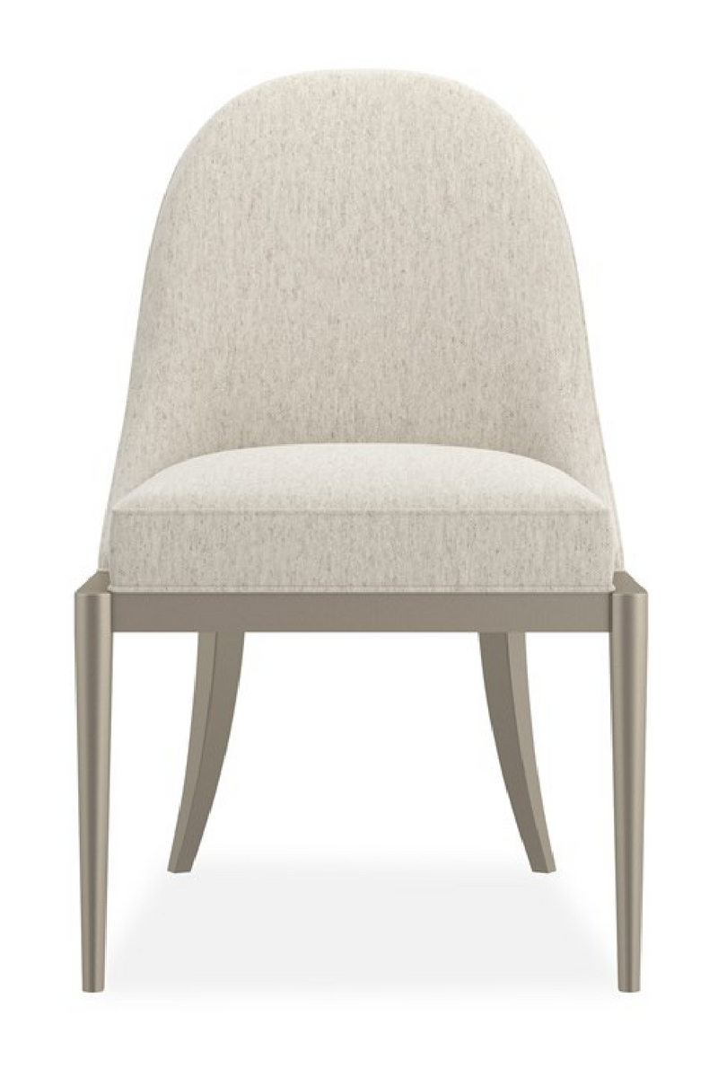 Ecru Arched-Back Side Chair | Caracole Natural Choice | OROA