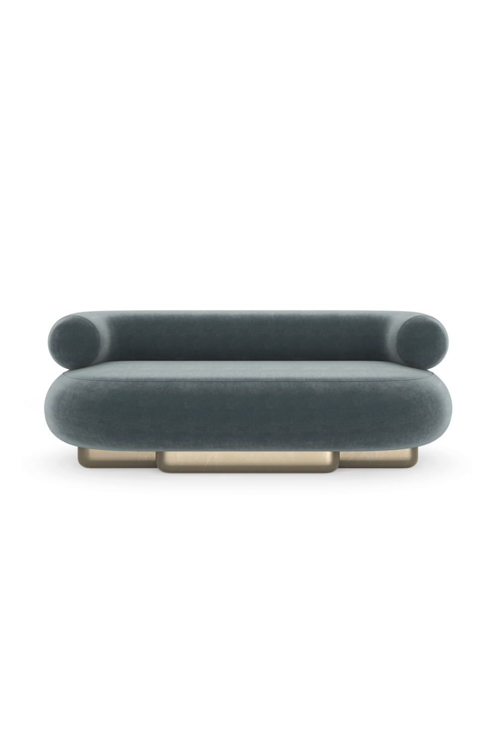 Bean-Shaped Velvet Sofa | Caracole Lagoon | OROA