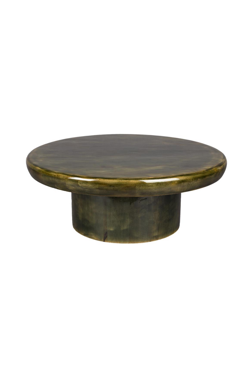 Glossy Mango Wood Coffee Table | Dutchbone Mush | OROA