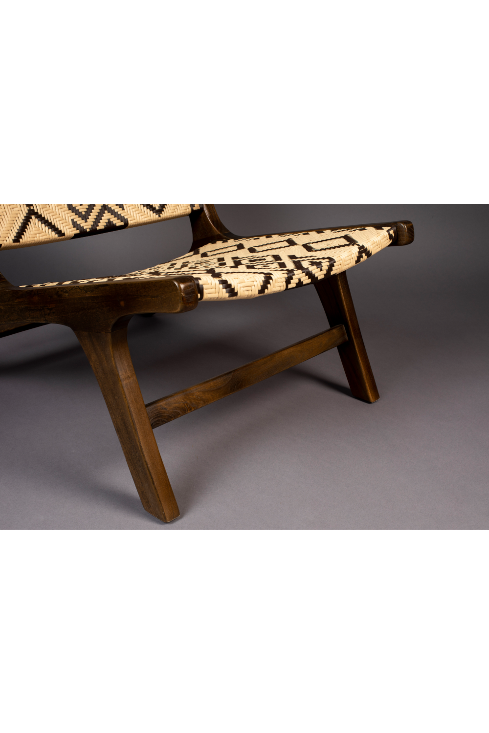 Tribal Pattern Lounge Chair | Dutchbone Landa | OROA