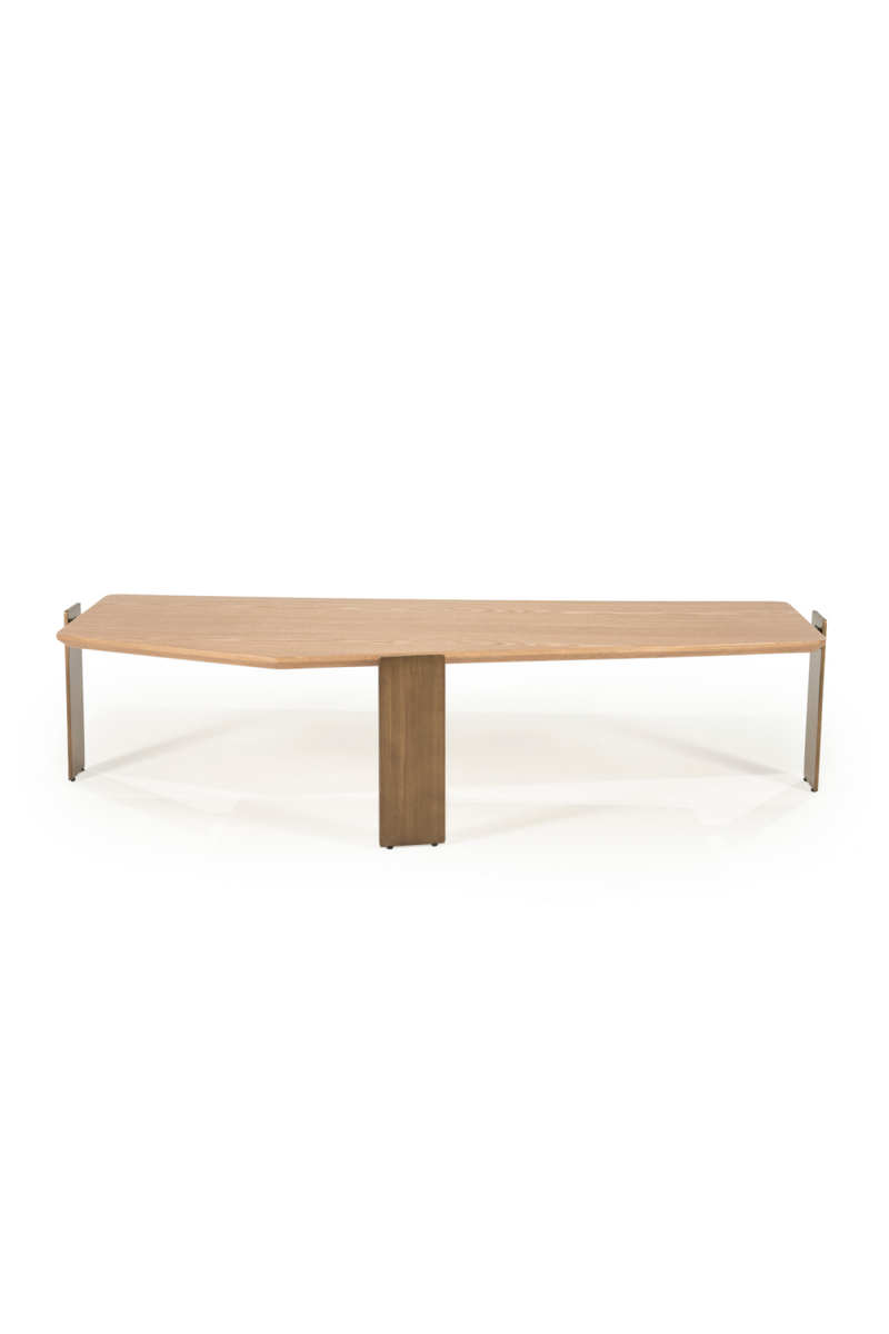 Asymmetrical Wooden Coffee Table | Eleonora Robert | Oroa