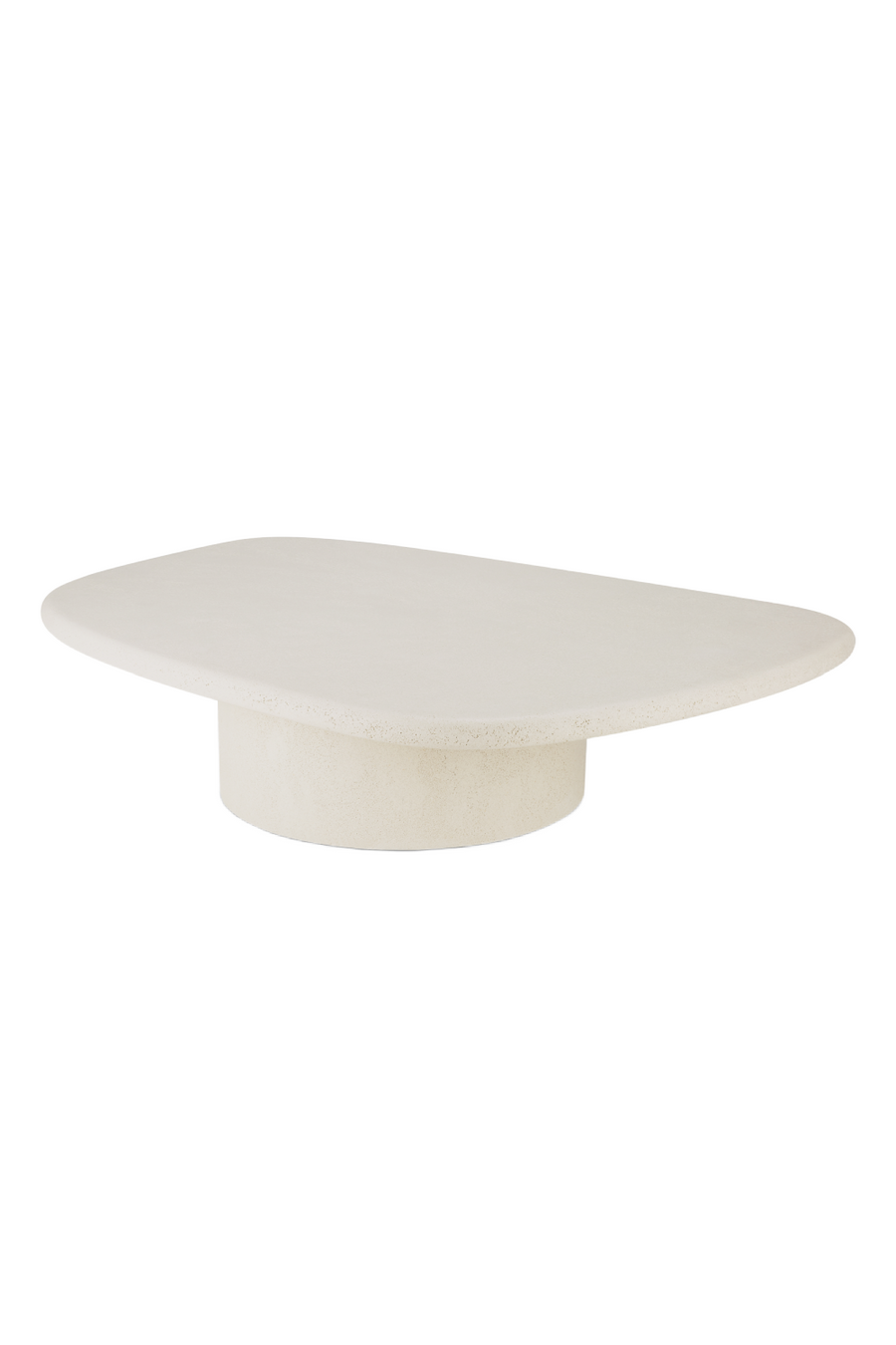 White Pebble-Shaped Coffee Table | Ethnicraft Element | OROA