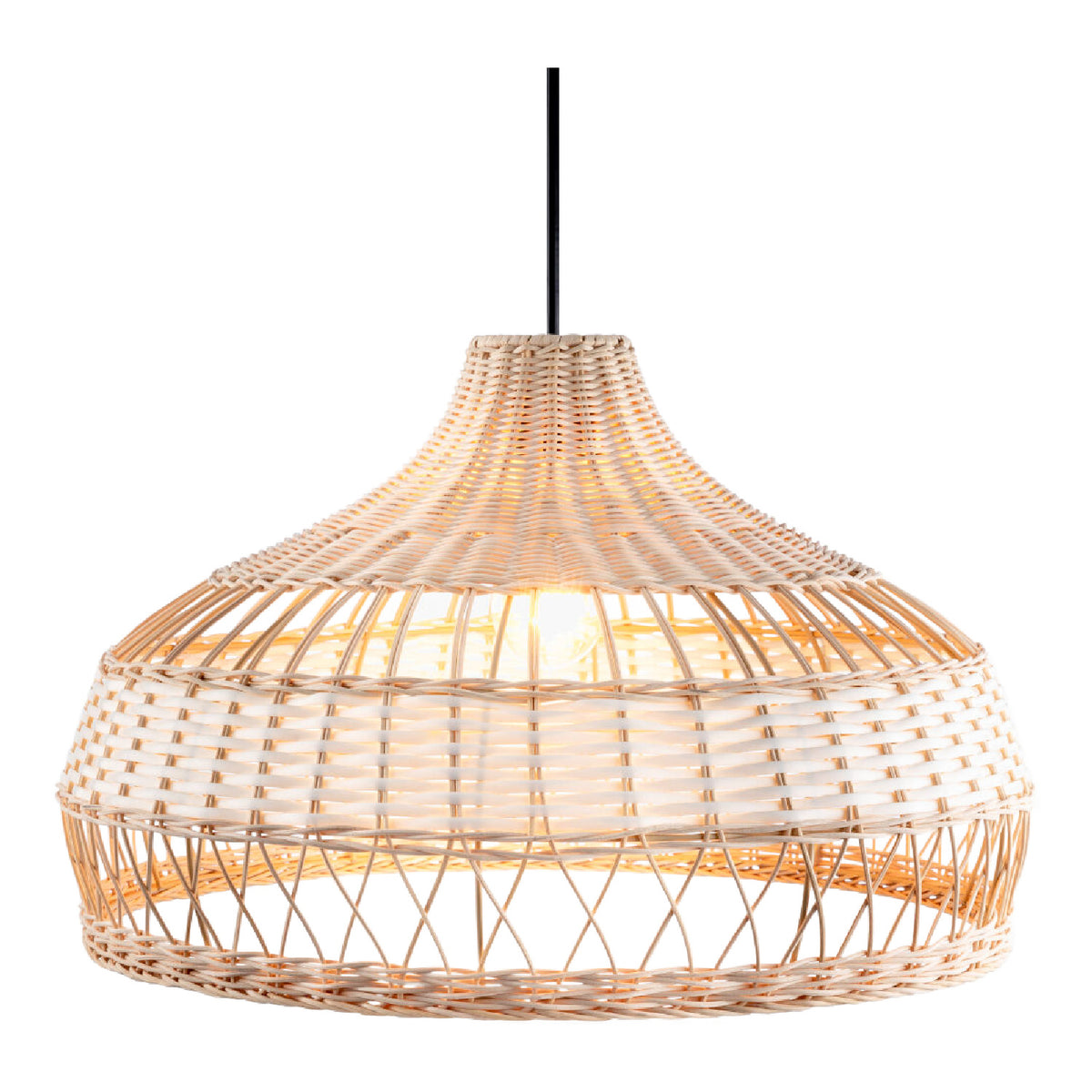 Braided Rattan Pendant Lamp | Kuda Home Mesmerize | OROA