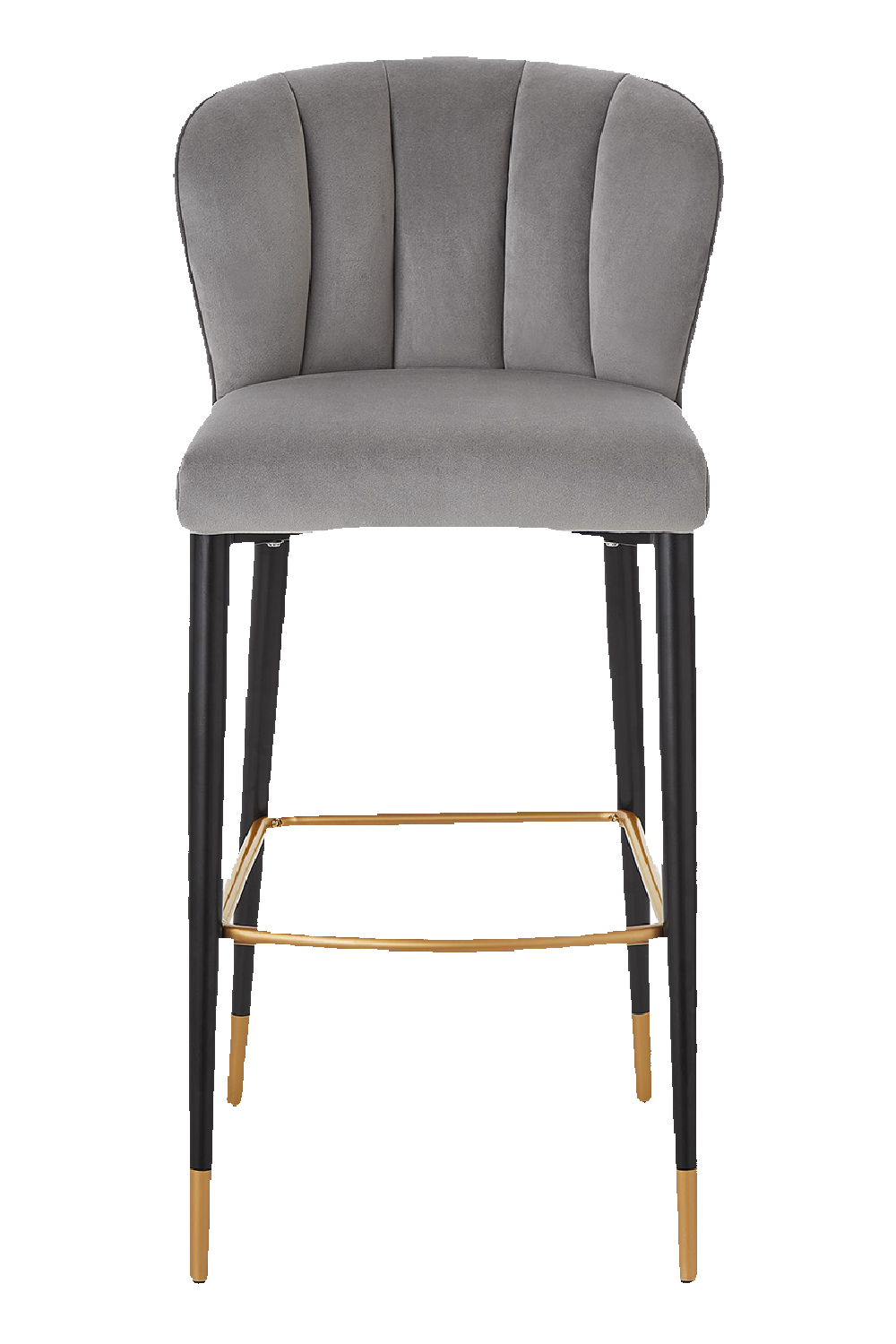 Channeled Gray Bar Stool | Liang & Eimil Maya | Liang & Eimil