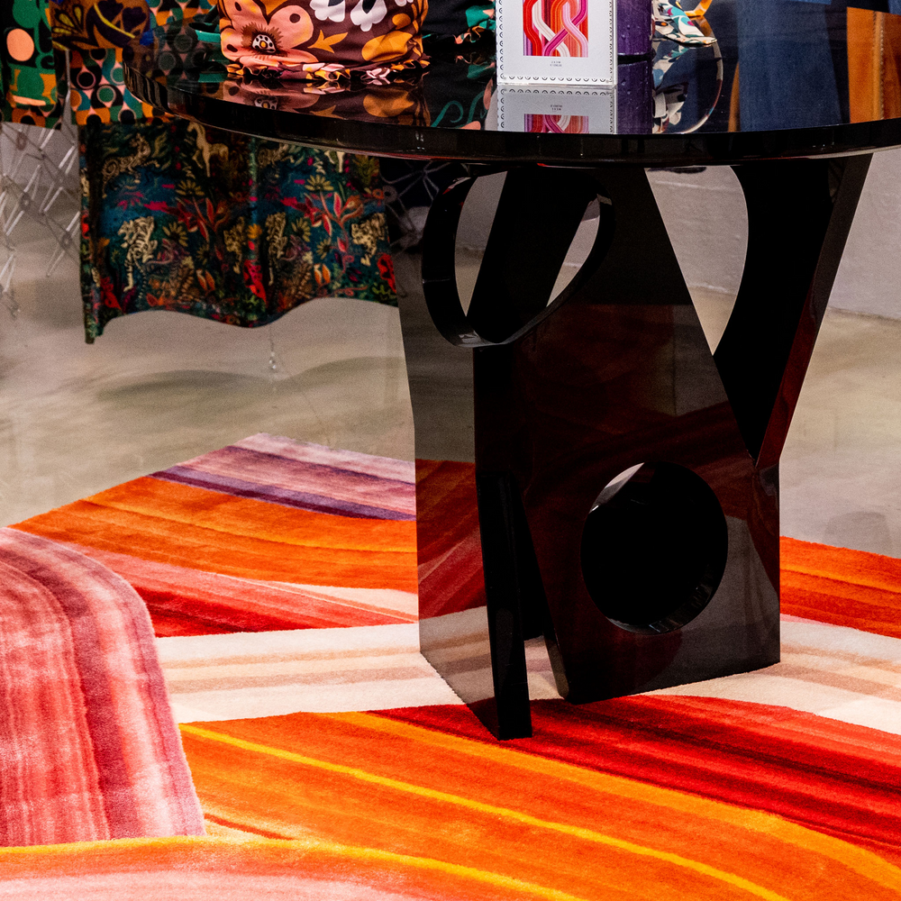 Interweave Pattern Rug 6'6" x 10' | Qeeboo Wave | OROA