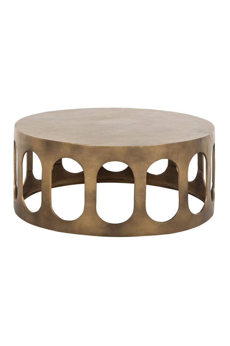 Gold Round Coffee Table | Richmond Interiors Du Pont | OROA