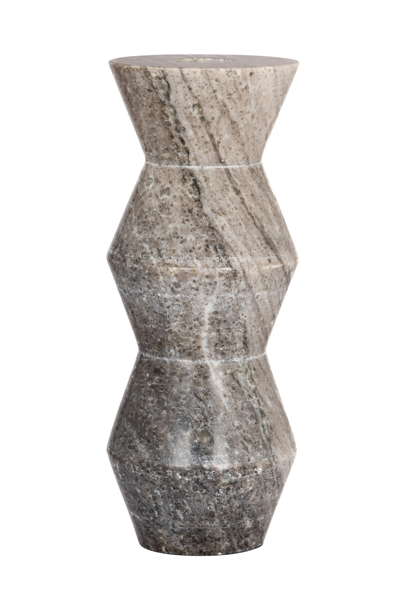 Beige Marble Angular Vase | Richmond Interiors Sepp | OROA