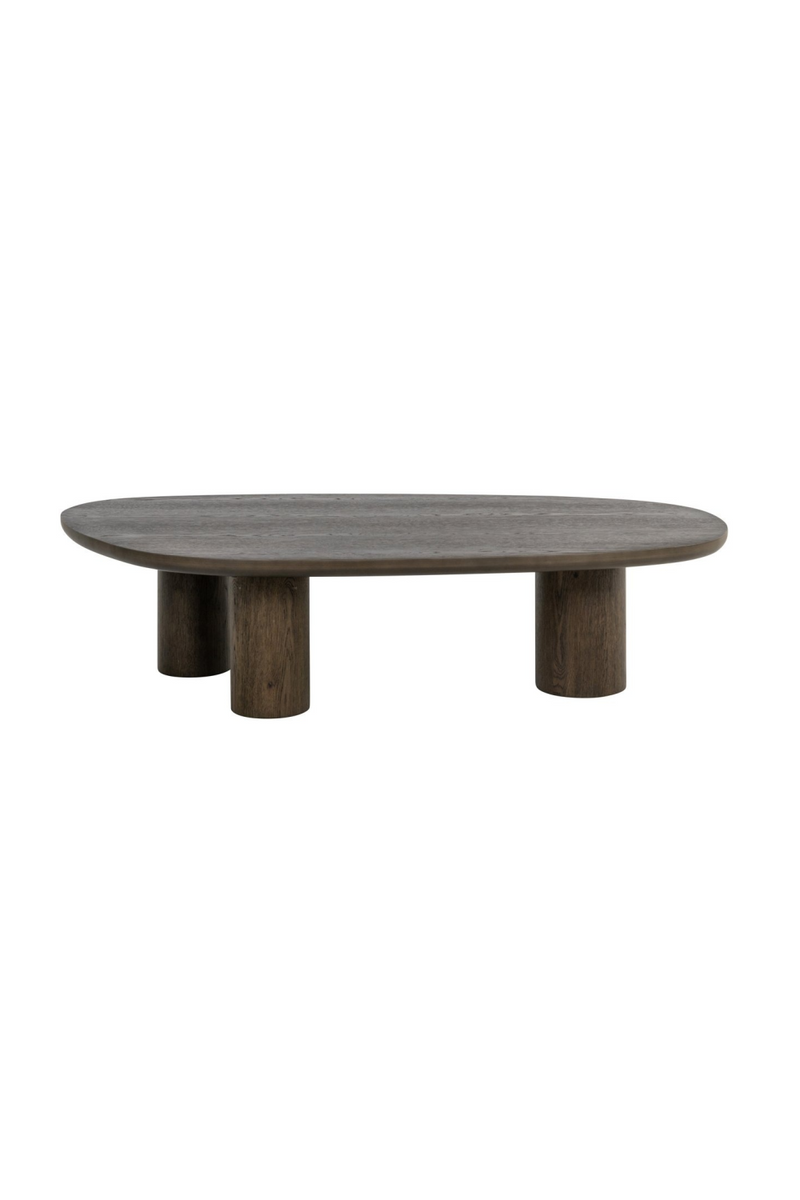 Organic-Shaped Wooden Coffee Table | Richmond Interiors Ellington | OROA