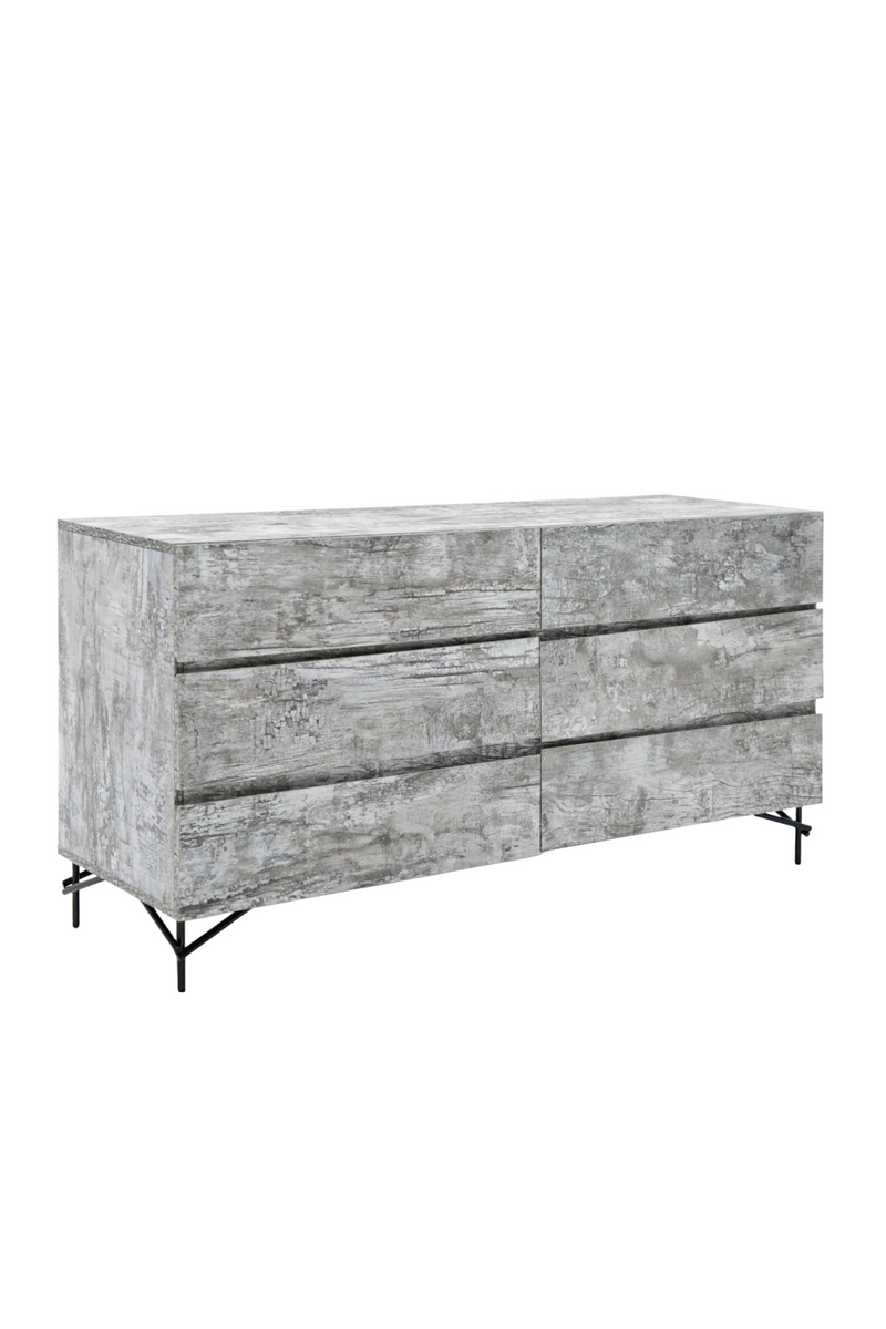 Gray Wooden 6-Drawer Dresser | OROA Modern Aria | OROA