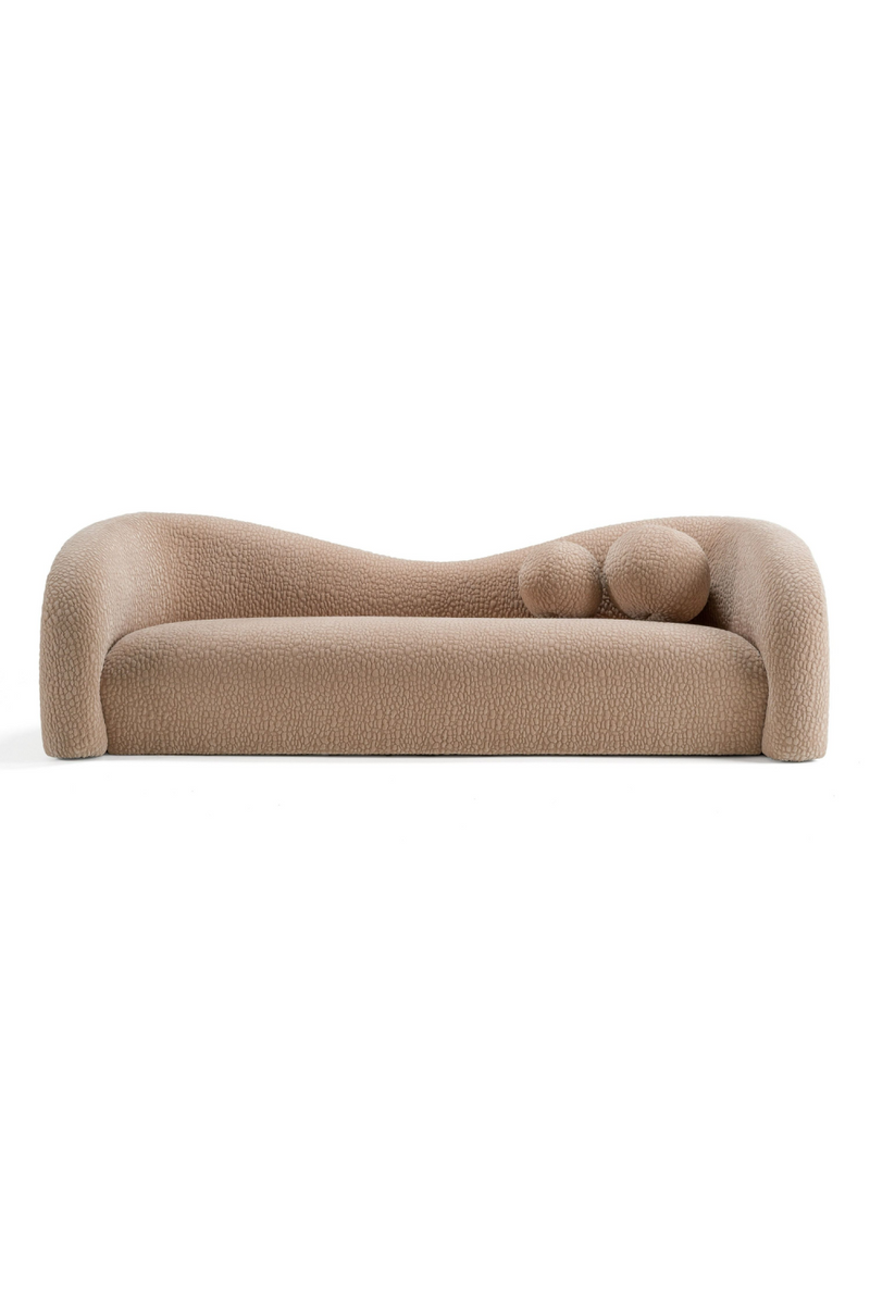 Wavy Back 4-Seater Sofa | OROA Modern Calico | OROA