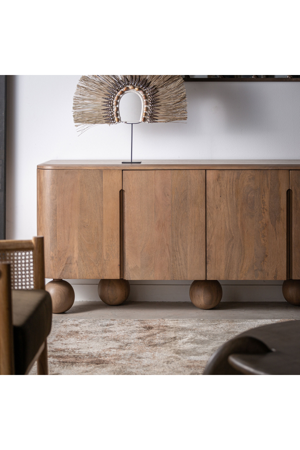 Sphere-Legged Wooden Sideboard | Vical Home Bocksberg | OROA
