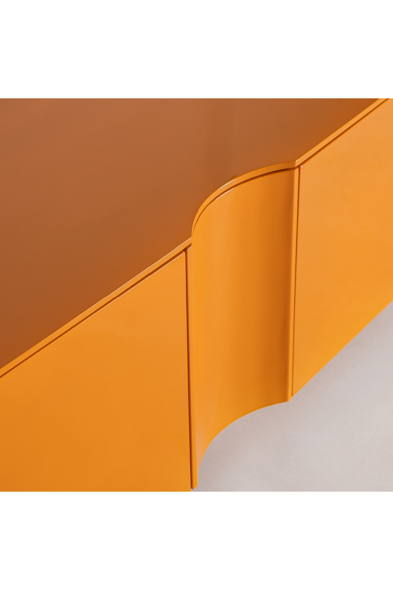 Orange 4-Door Media Unit | Vical Home Mirkov | OROA