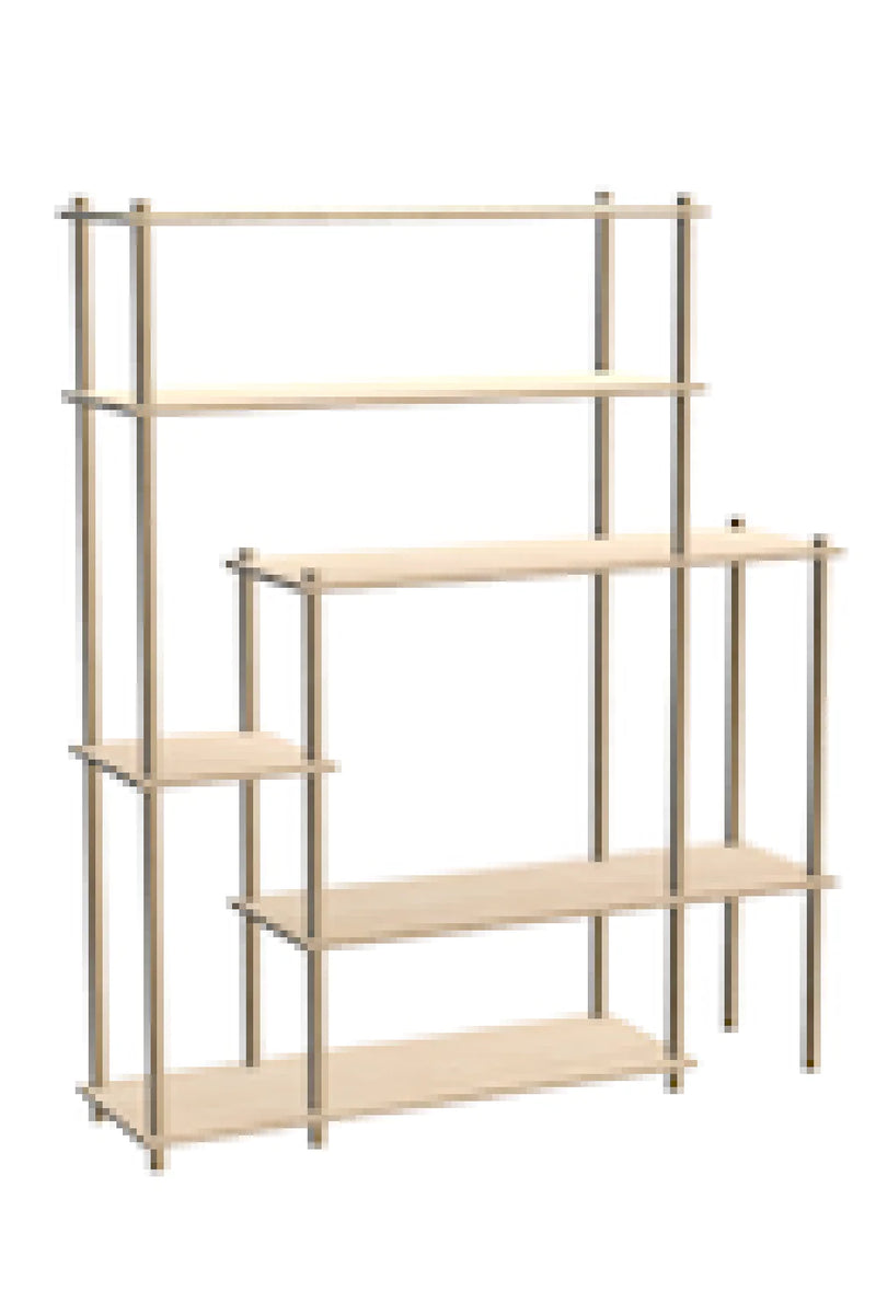 Minimalist Oak Shelving System | WOUD Elevate | Wood Furniture