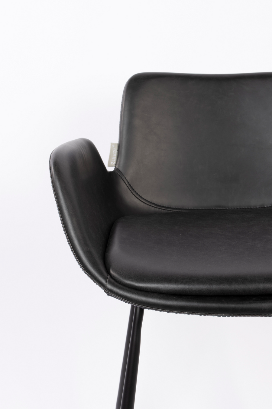Leather Upholstered Counter Stools (2) | Zuiver Brit | OROA