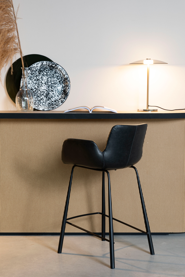 Leather Upholstered Counter Stools (2) | Zuiver Brit | OROA