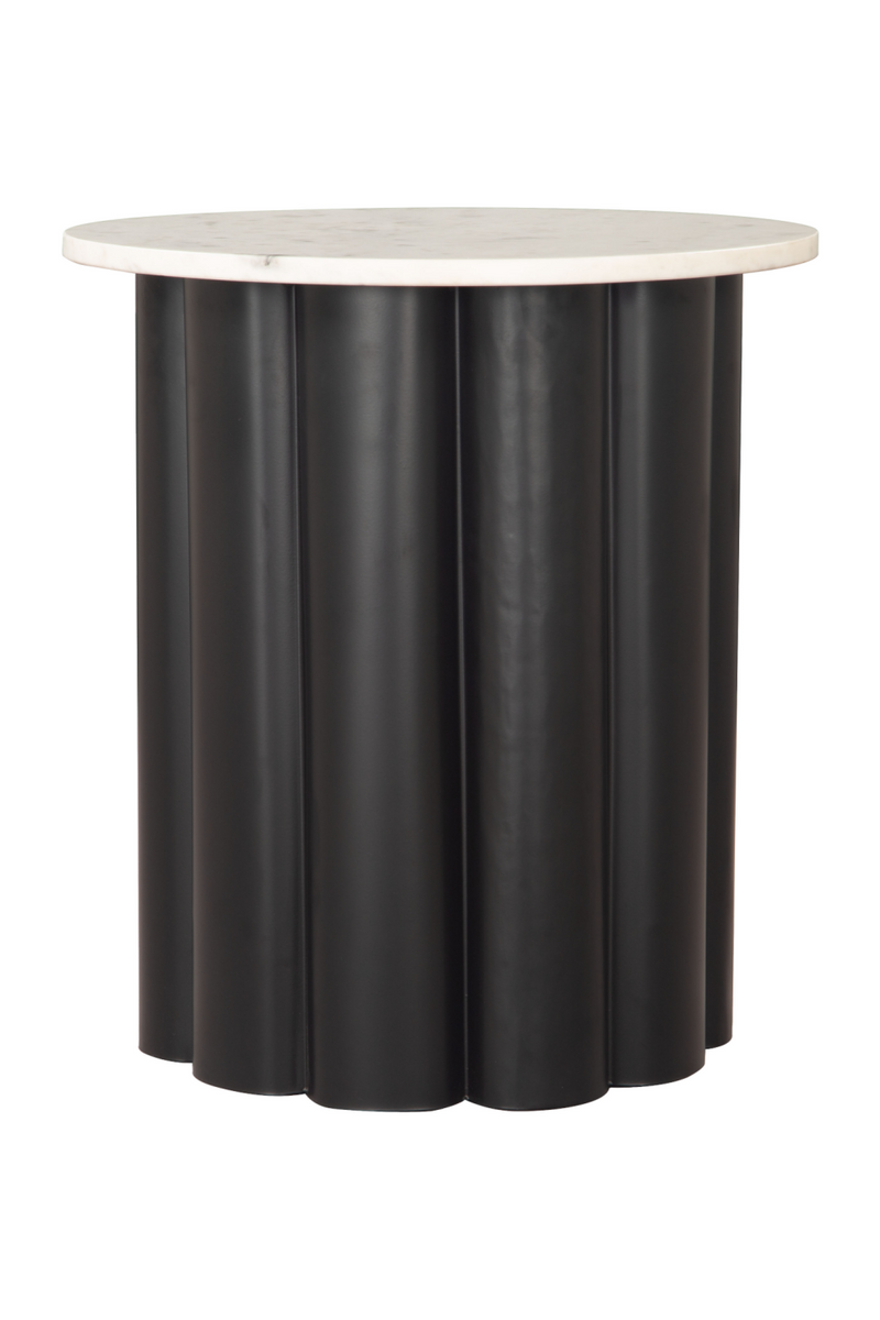 Round White Marble Side Table | OROA Modern Slika | Oroa Trade