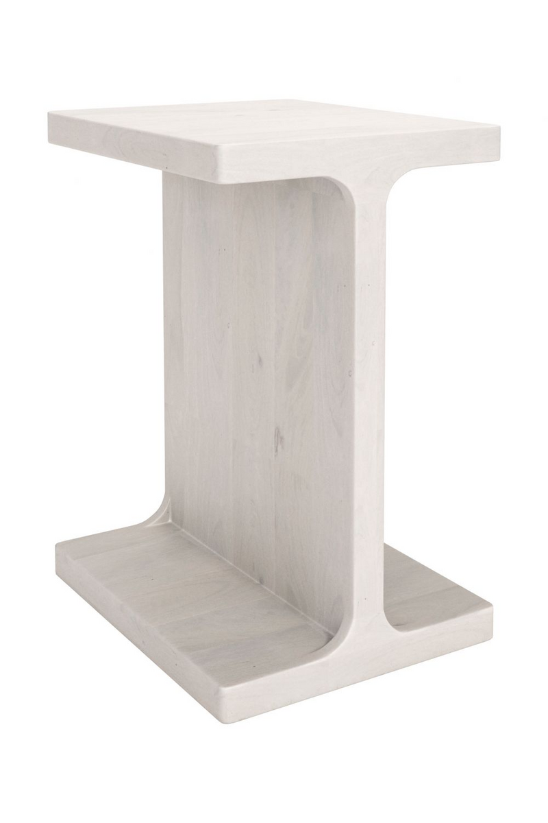 Solid Mango Wood Side Table | OROA Modern Bama | OROA