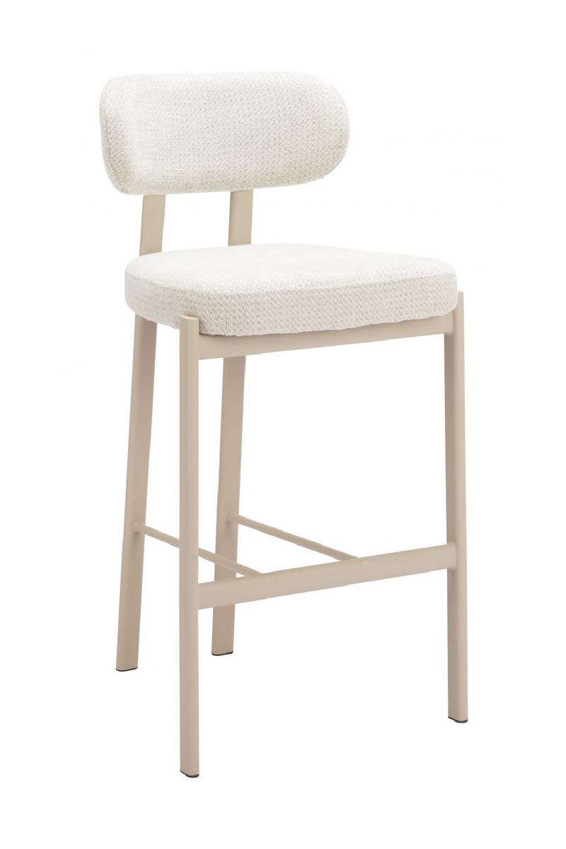Gray Textured Weave Bar Stools (2) | OROA Modern Aurea | OROA