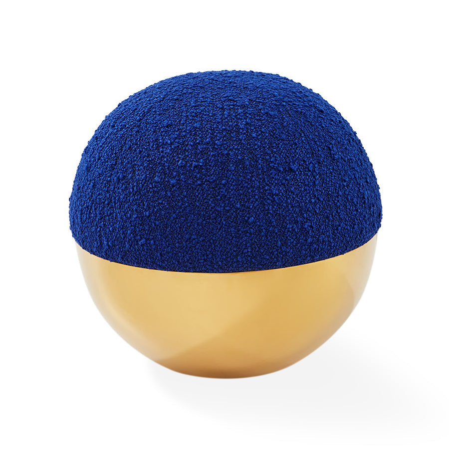 Honed Brass Round Tuffet | Jonathan Adler Alphaville | OROA