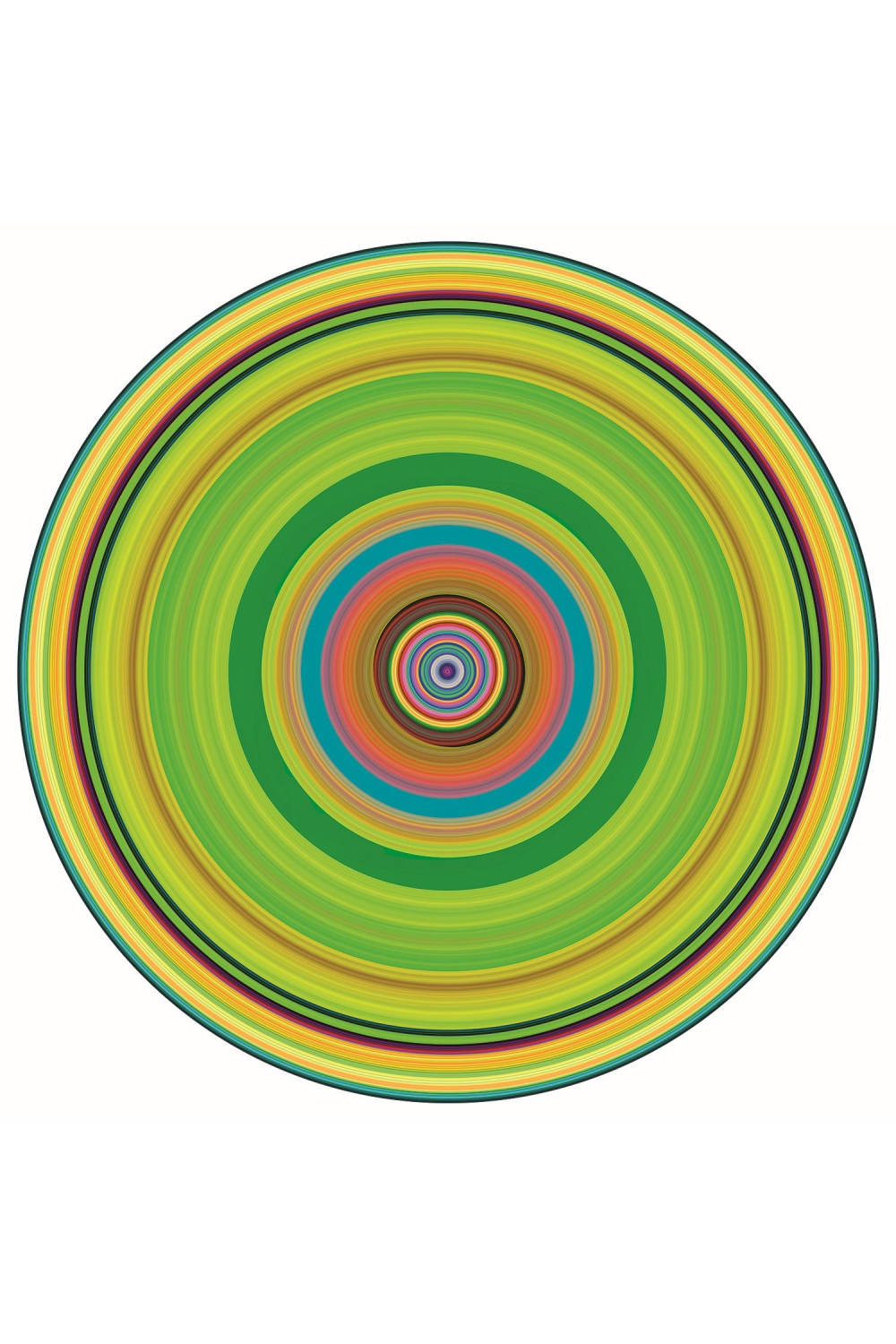 Gradient Plexiglass Art Print | Andrew Martin Circle Tip 2 | Oroa