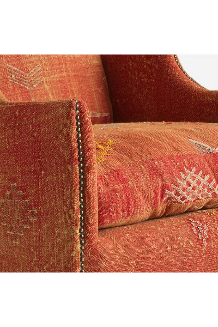 Upholstered Classic Accent Armchair | Andrew Martin Regal | OROA