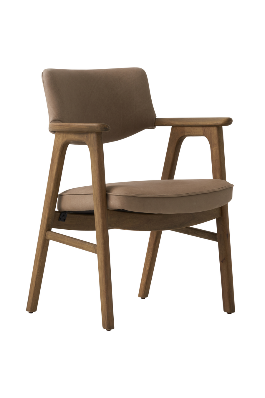 Taupe Leather Dining Chair | Andrew Martin Rutter | OROA