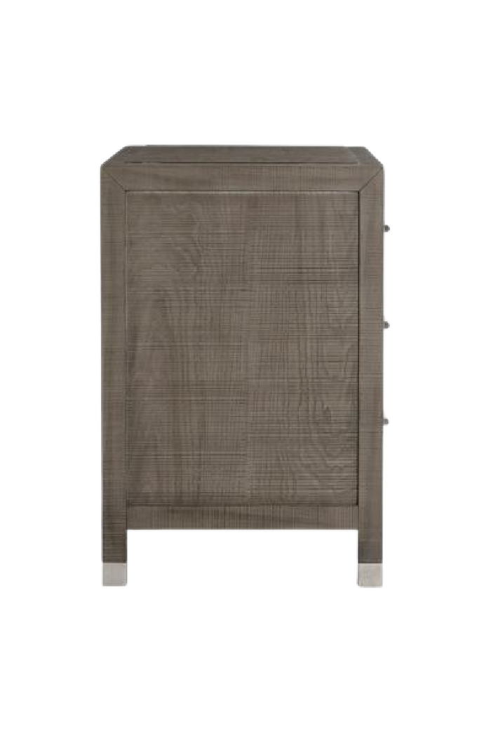 Gray Ash Wood Nightstand | Andrew Martin Raffles | OROA.com