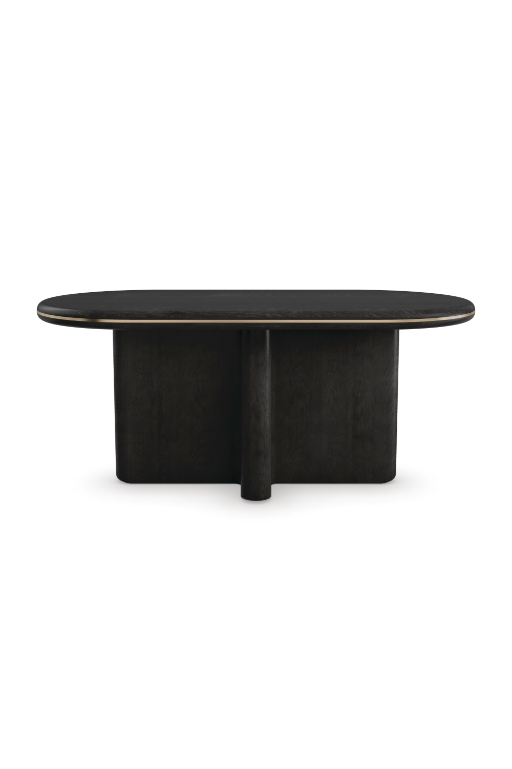Black Oak Oval Dining Table | Andrew Martin Monty | OROA