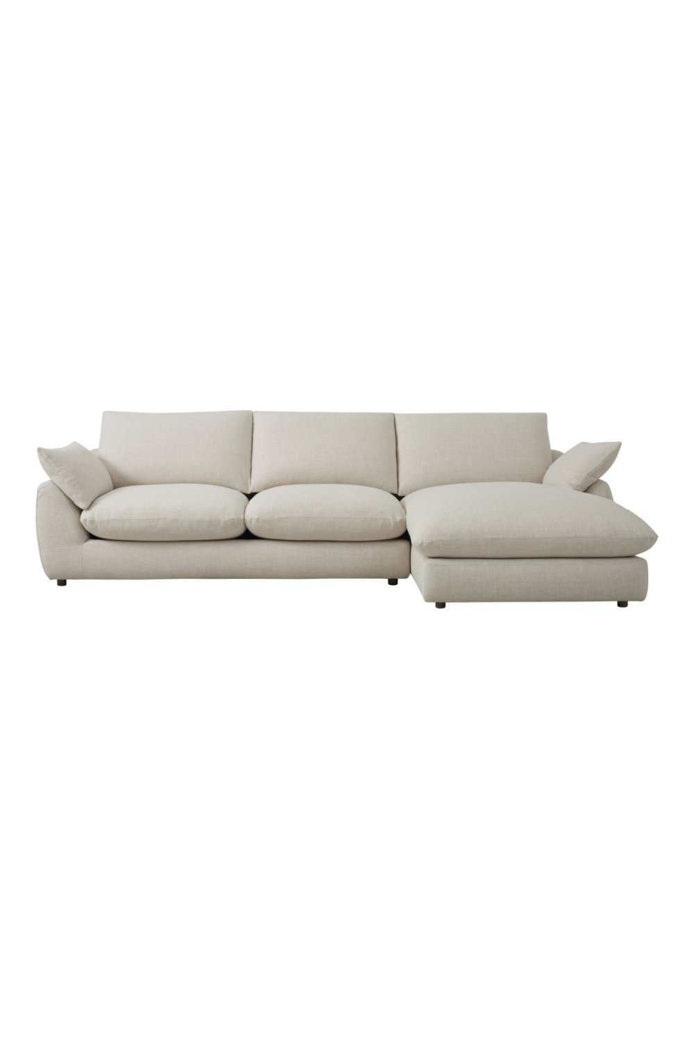 Neutral Linen Corner Sofa | Andrew Martin Fulton | OROA