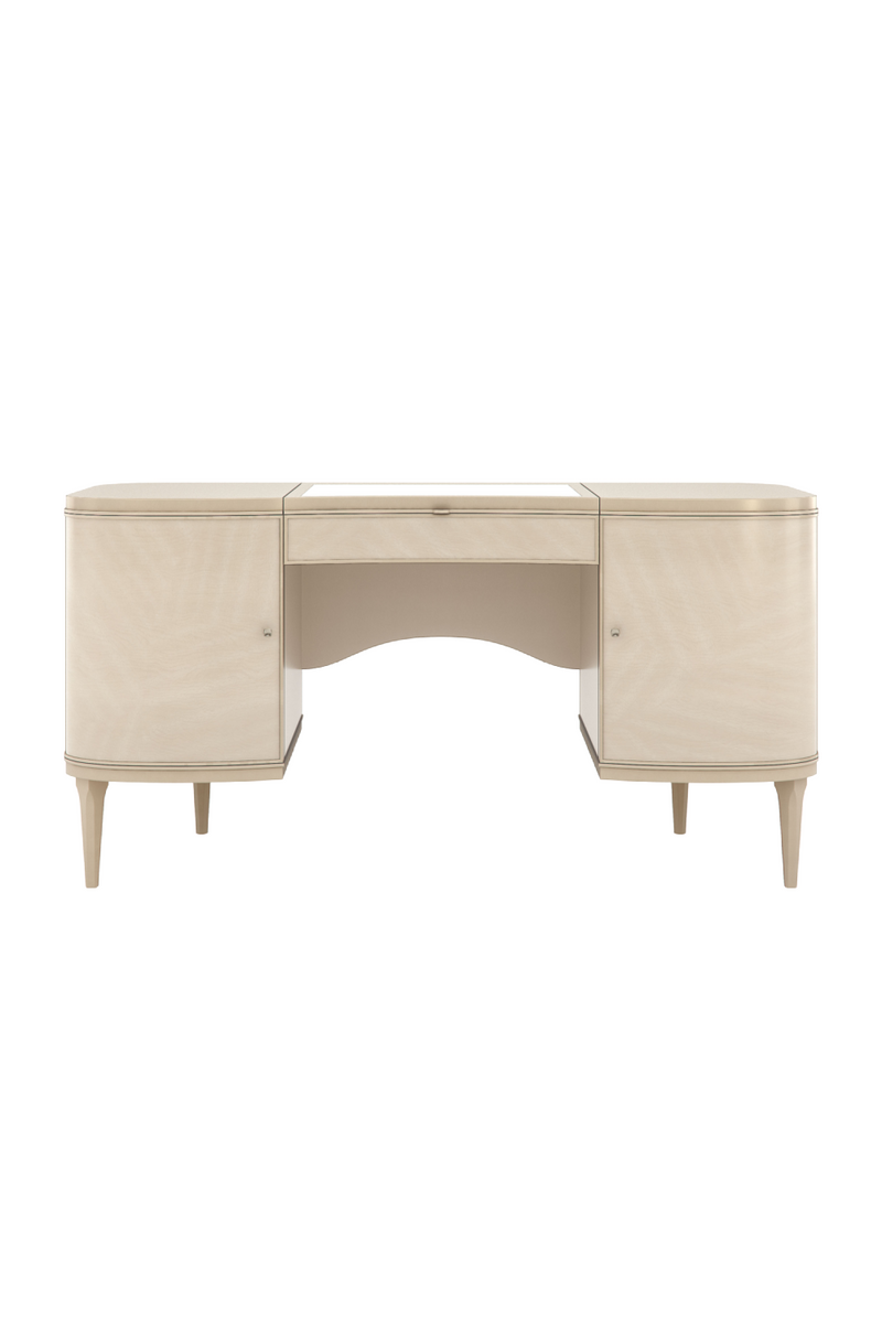 Cream Modern Vanity Table | Caracole Fancy Me | OROA
