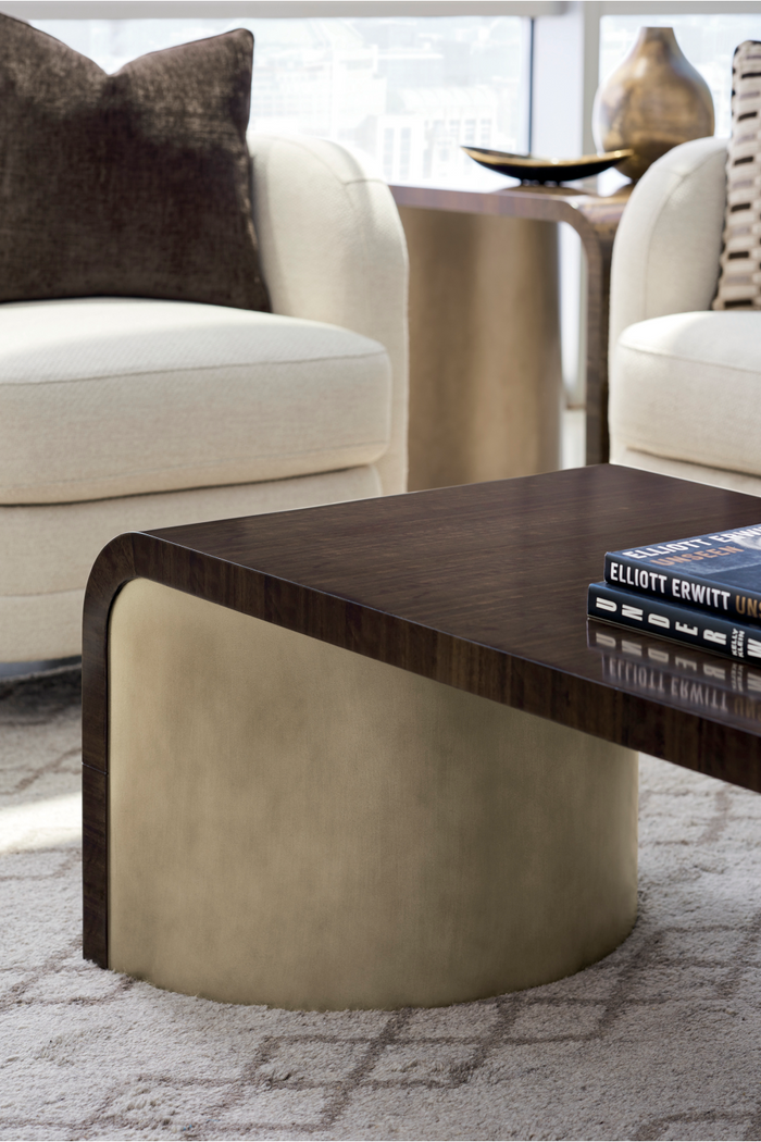 Wood Modern Cocktail Table | Caracole Streamline | Oroa