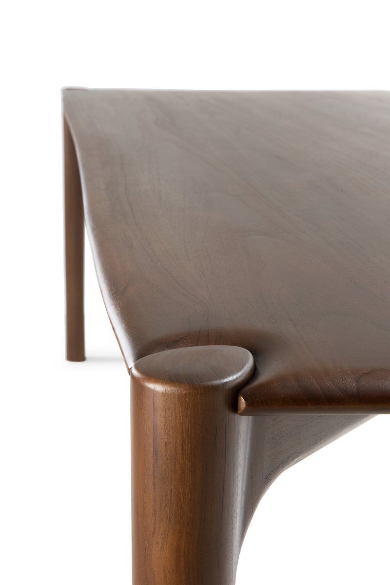 Varnished Teak Dining Table | Ethnicraft PI| OROA