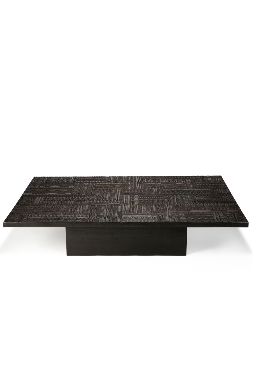 Carved Teak Coffee Table | Ethnicraft Tabwa | OROA