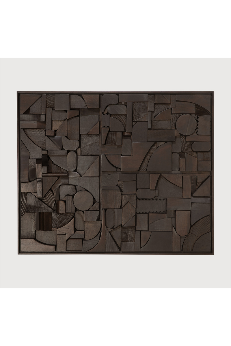 Rectangular Puzzle Wall Art | Ethnicraft Bricks | OROA