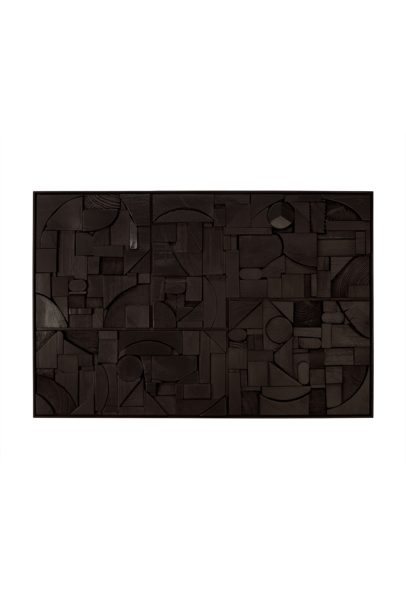 Rectangular Puzzle Wall Art | Ethnicraft Bricks | OROA – OROA.COM