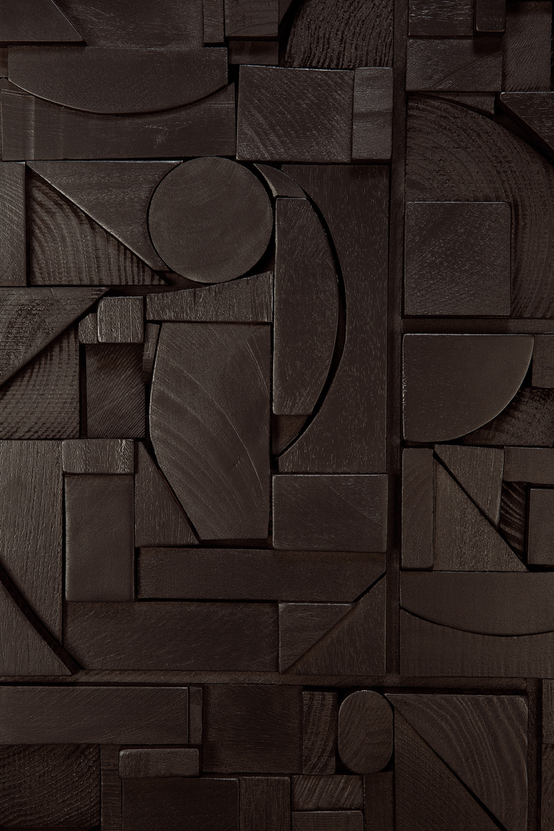 Rectangular Puzzle Wall Art | Ethnicraft Bricks | OROA – OROA.COM