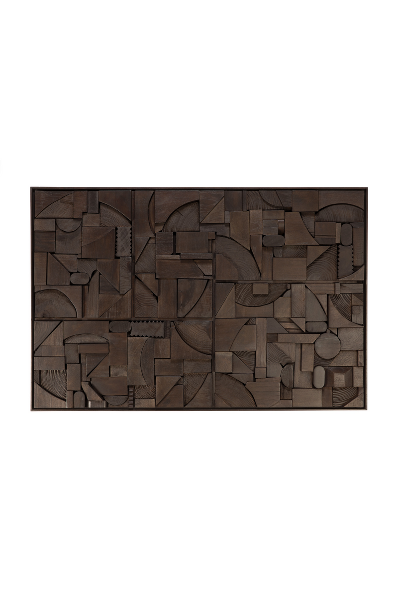Rectangular Puzzle Wall Art | Ethnicraft Bricks | OROA – OROA.COM
