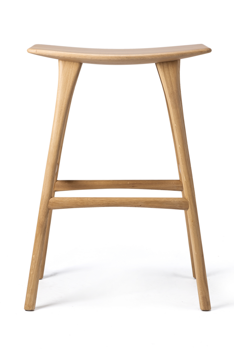 Oak Backless Bar Stool | Ethnicraft Osso | OROA
