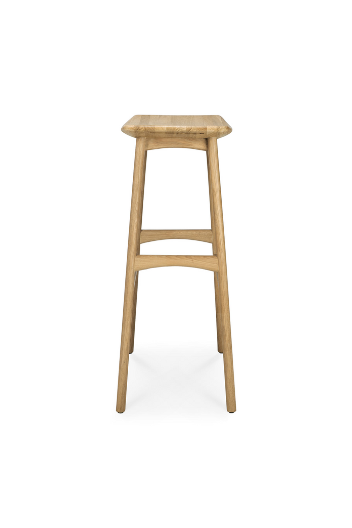 Oak Backless Bar Stool | Ethnicraft Osso | OROA