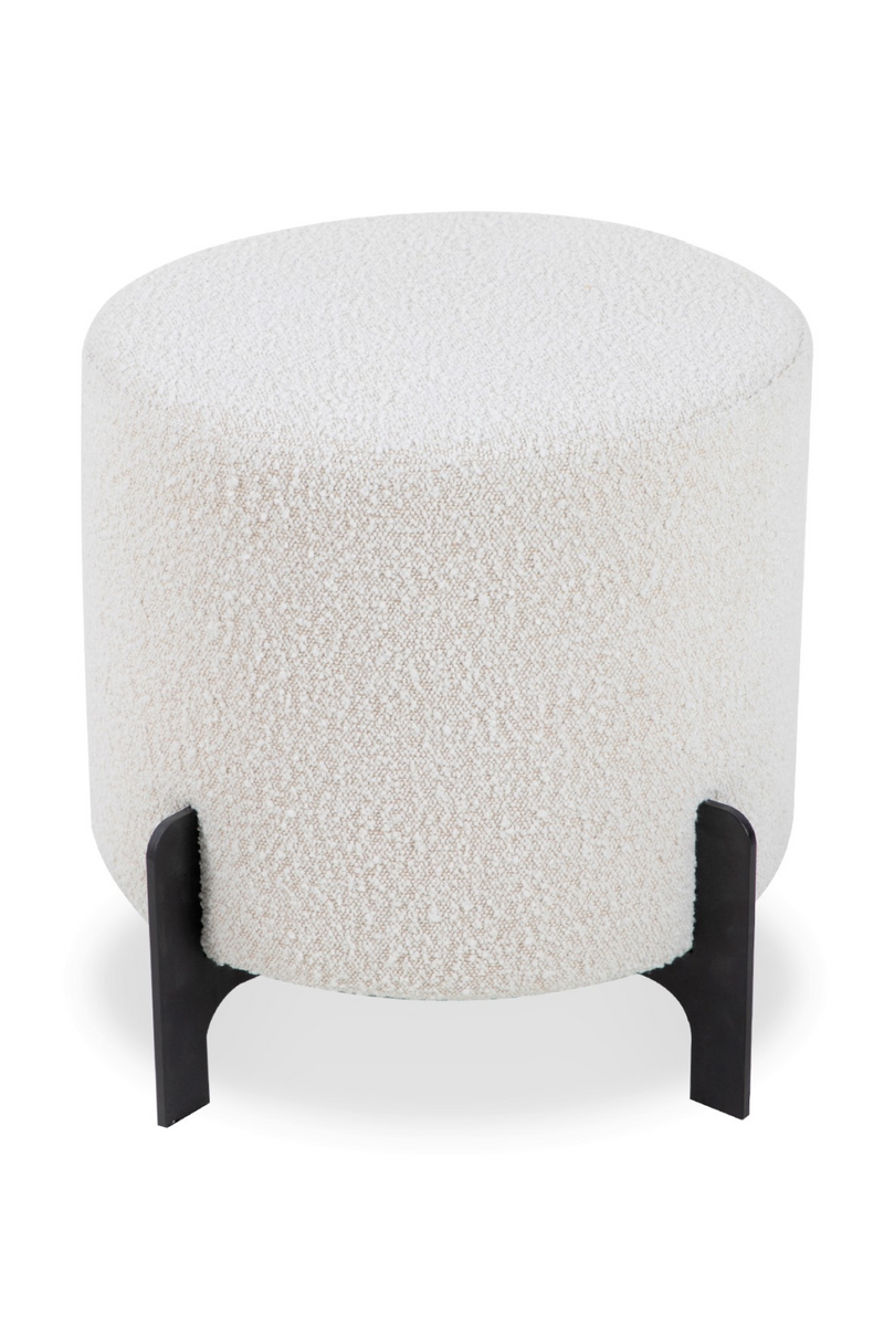 White Boucle Round Stool | Liang & Eimil Koldrum | OROA